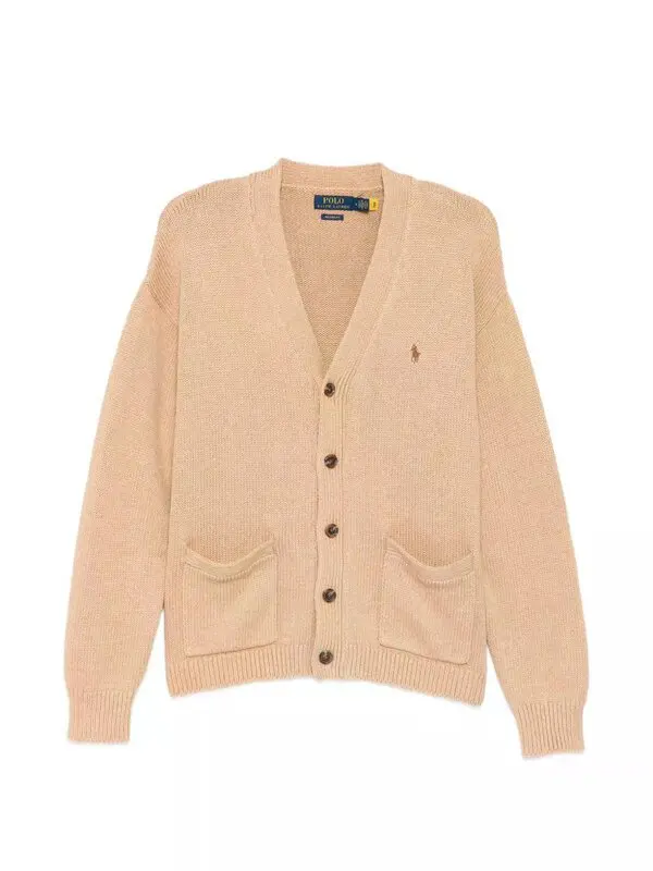 Polo Ralph Lauren Embroidered Cardigan - Brown