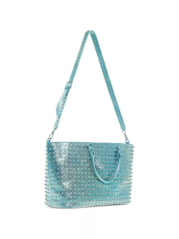 John Richmond Studded Metallic Tote Bag