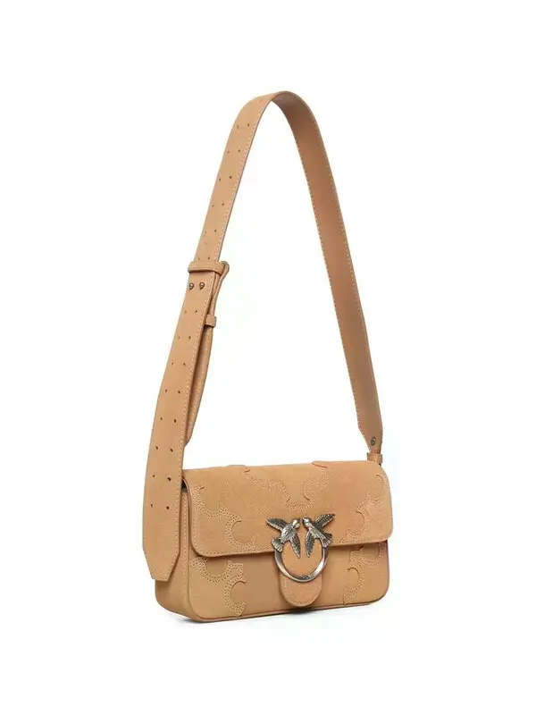Pinko Small Log-plaque Crossbody Bag