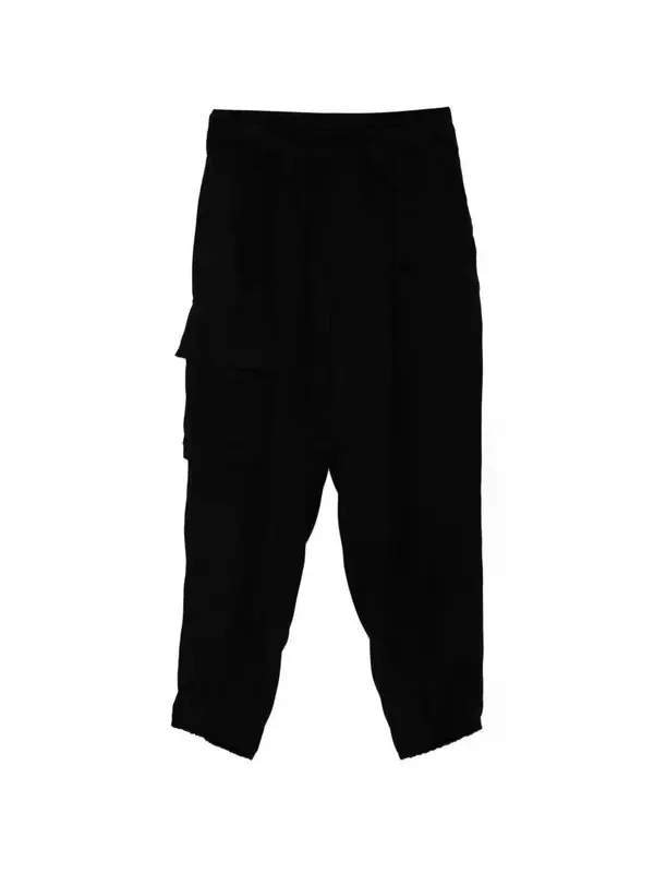 Yohji Yamamoto Gabardine Flap-pocket Trousers