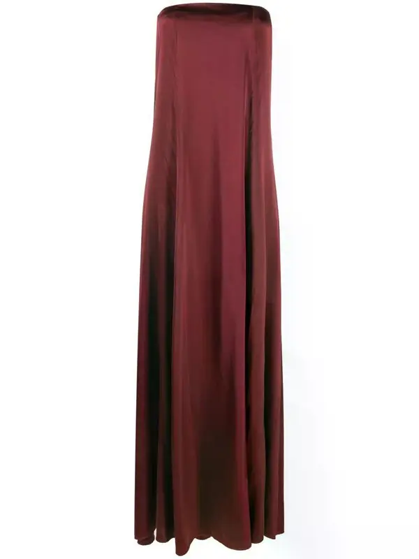 FORTE_FORTE Satin-finish Maxi Dress