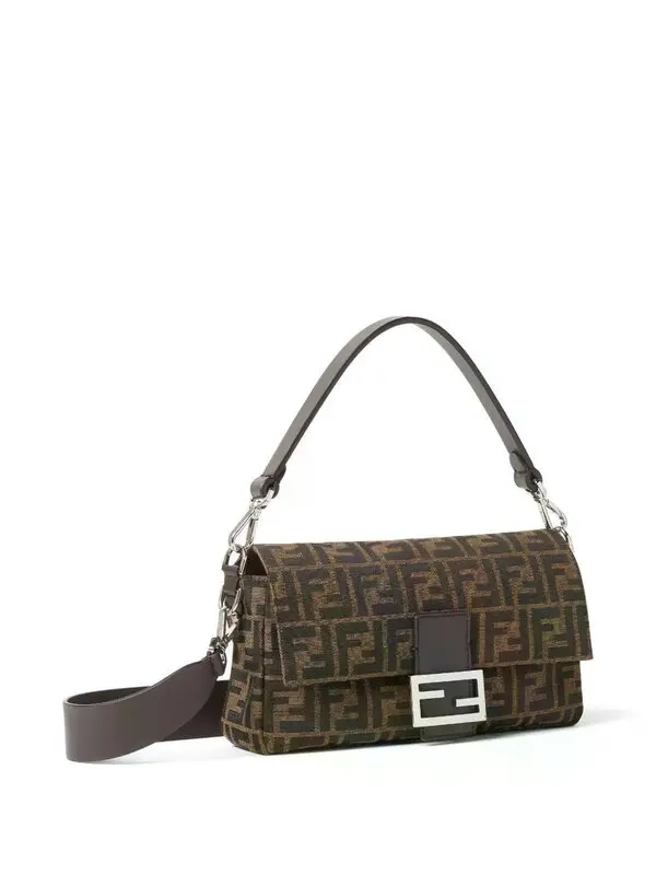 Fendi Baguette Logo Pattern Tote
