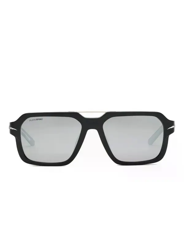 PLEIN SPORT Flame Square-frame Sunglasses - Black