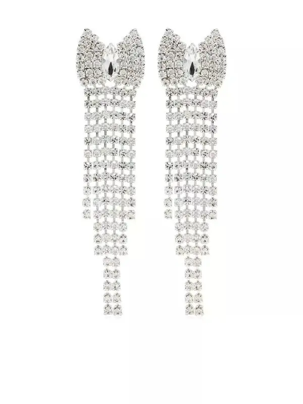 Magda Butrym Crystal Chandelier Earrings - Silver