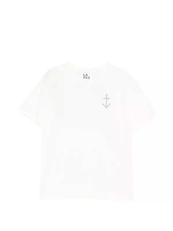 LA PAZ Logo-print T-shirt - Brown