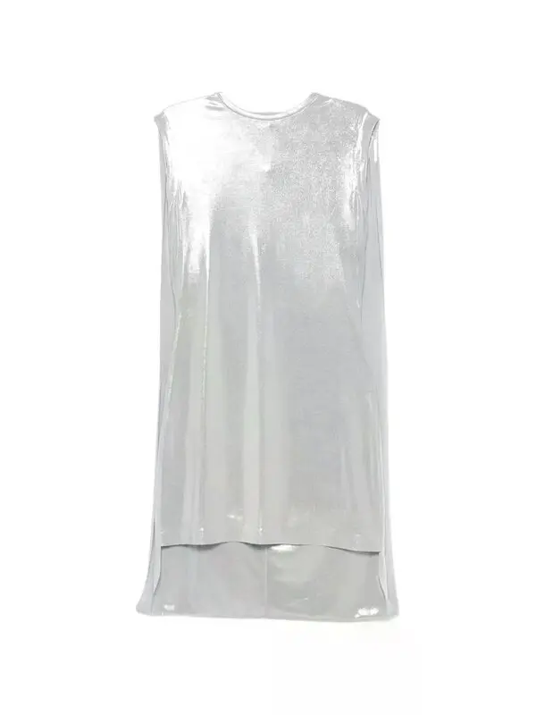 Norma Kamali Crew Neck Mini Dress