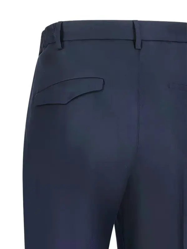 Tagliatore Pleated Straight-leg Trousers