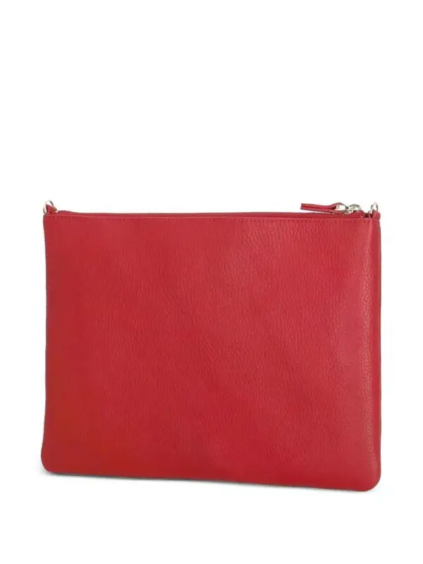 COCCINELLE Logo-print Leather Clutch