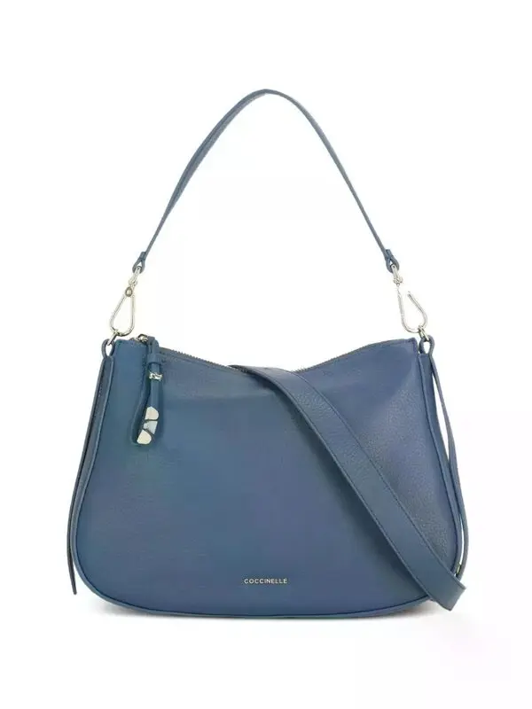 COCCINELLE Grained Leather Shoulder Bag