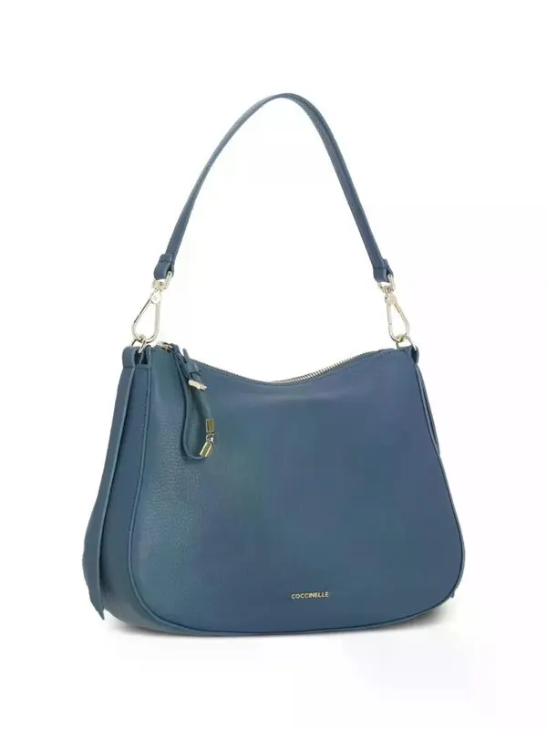 COCCINELLE Grained Leather Shoulder Bag