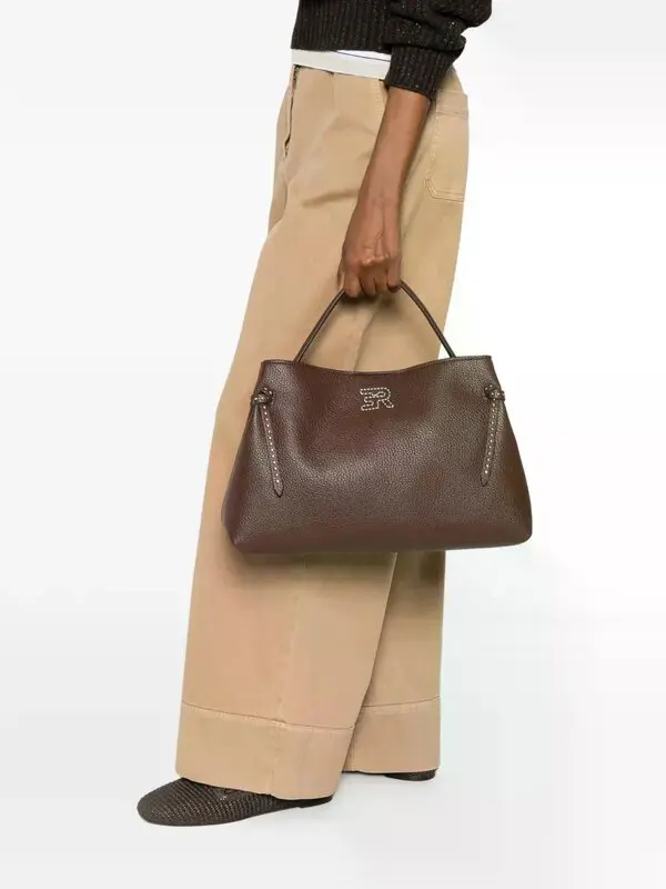 ERMANNO FIRENZE Aliana Medium Logo-plaque Tote