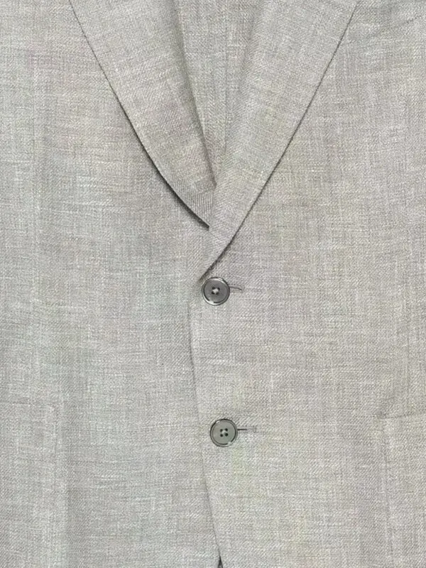 Zegna Single-breasted Linen Blazer