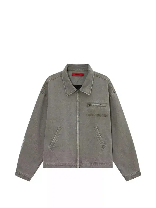 ACUPUNCTURE 1993 Graphic-print Zip-up Jacket