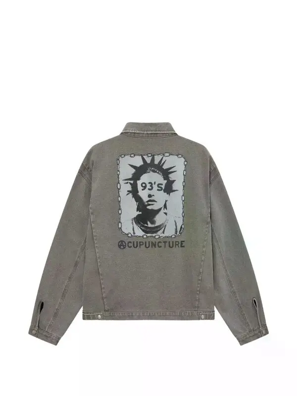 ACUPUNCTURE 1993 Graphic-print Zip-up Jacket