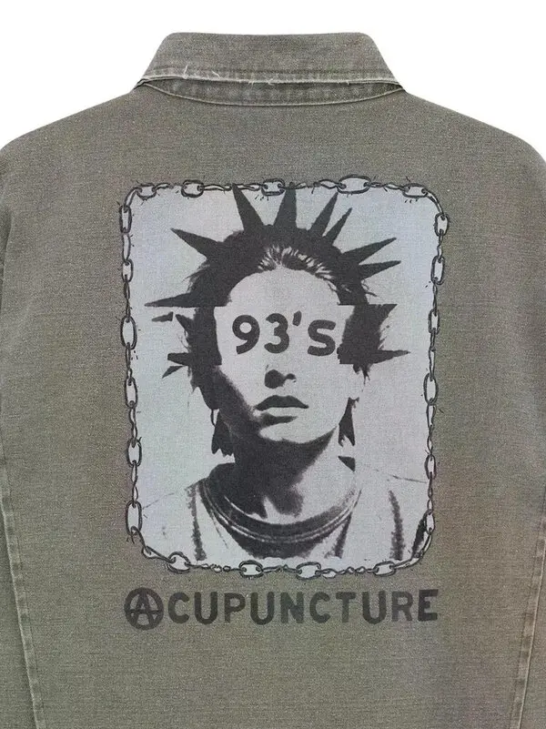 ACUPUNCTURE 1993 Graphic-print Zip-up Jacket