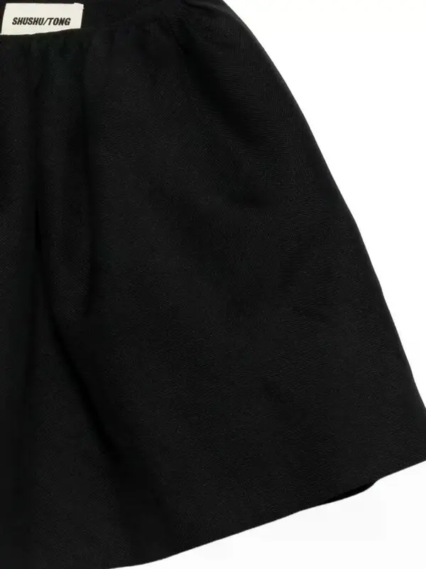 SHUSHU/TONG Gathered A-line Mini Skirt