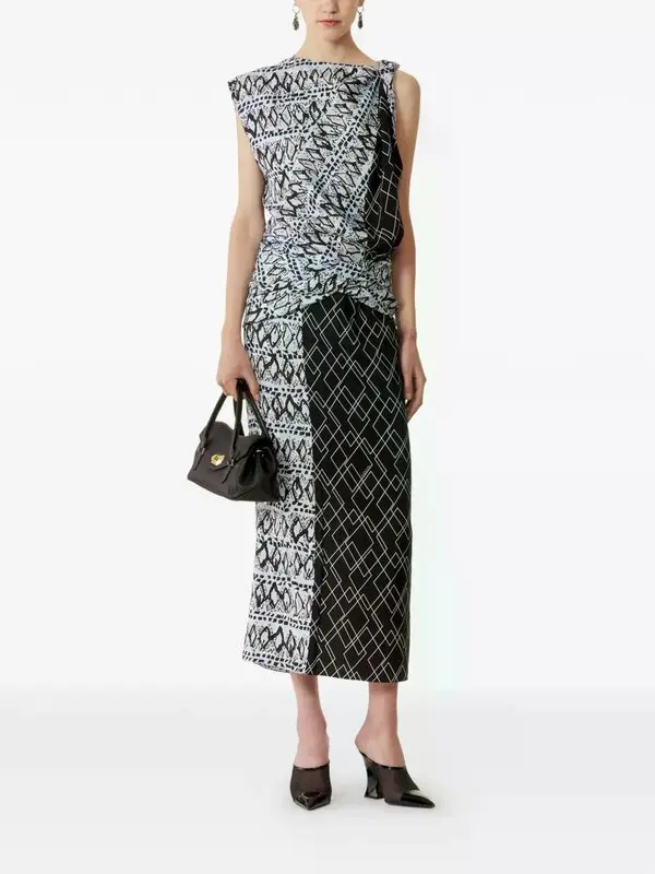 LANVIN Leather Top Handle Bag