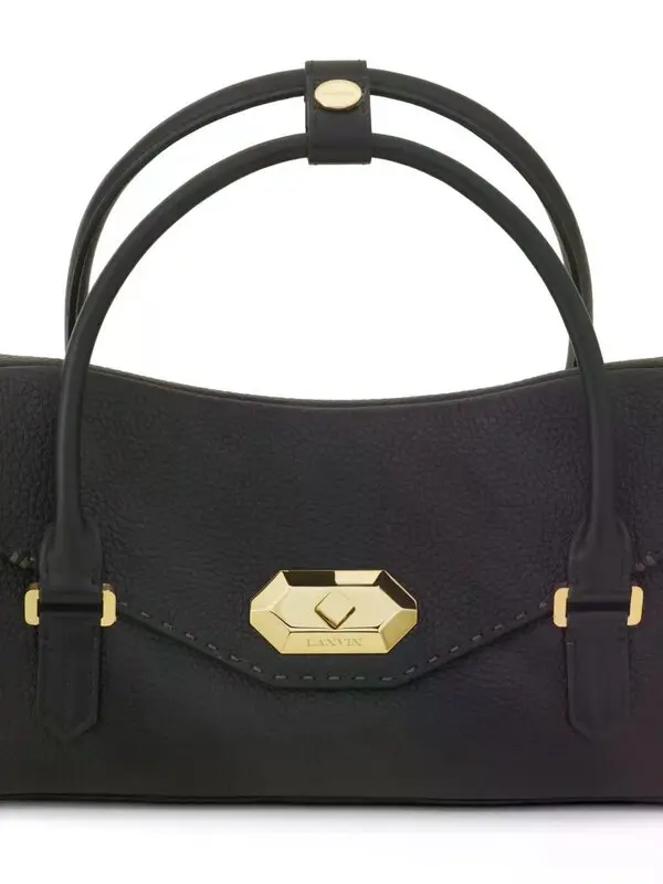 LANVIN Leather Top Handle Bag