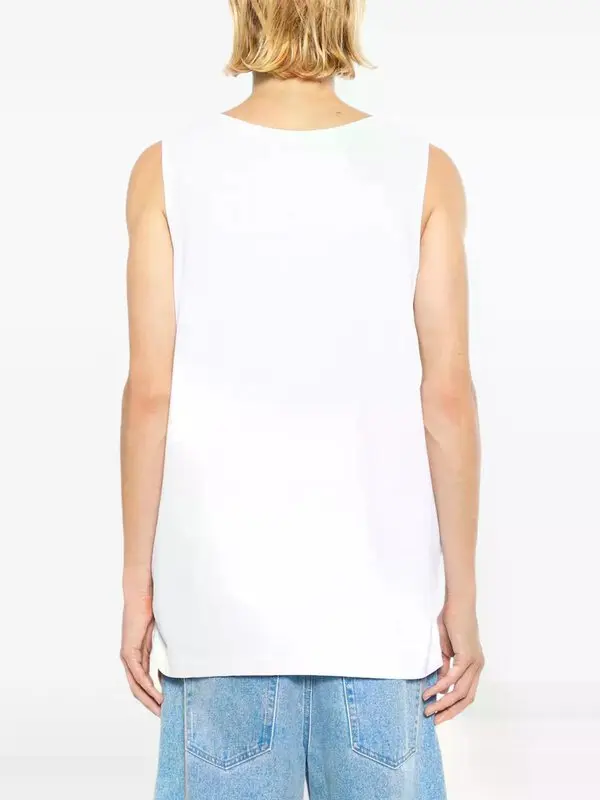 Moschino Sleeveless Cotton Vest