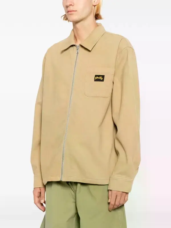 STAN RAY Logo-patch Shirt Jacket