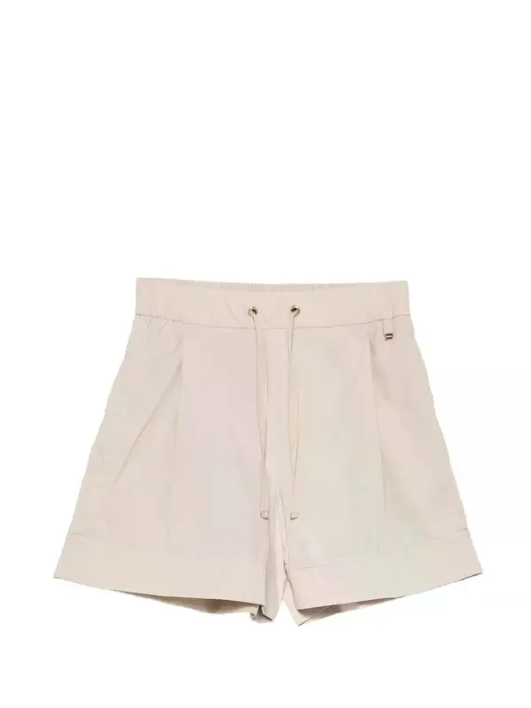Herno Drawstring-waist Pleated Shorts - Neutrals