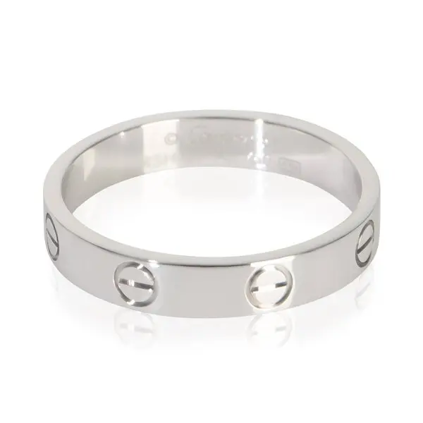 CARTIER 18k White Gold Love Ring - White_gold