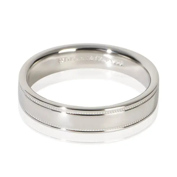 Tiffany & Co. Double Milgrain Band - Platinum