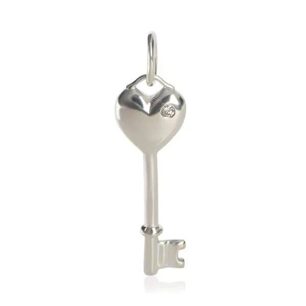 Tiffany & Co. Sterling Silver Heart Key Pendant - Sterling_silver