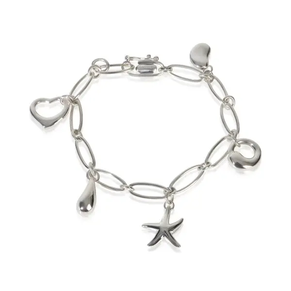 Tiffany & Co. Sterling Silver Elsa Peretti Charm Bracelet - Sterling_silver