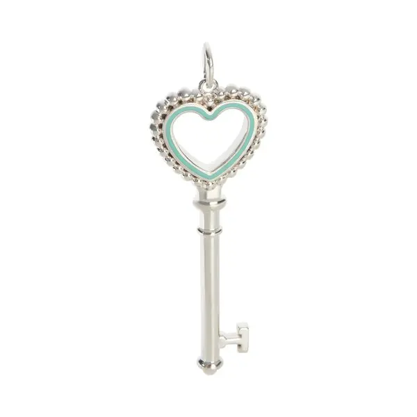 Tiffany & Co. Sterling Silver Heart Key Pendant - Sterling_silver
