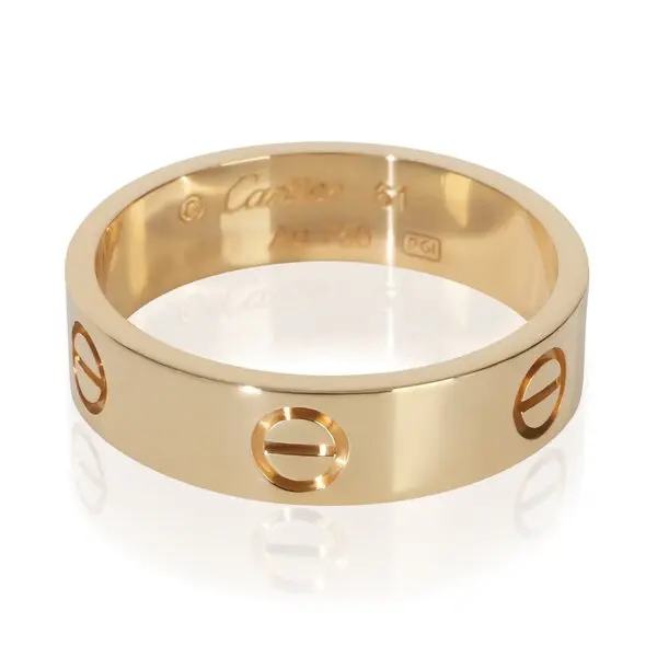 CARTIER 18k Yellow Gold Love Band Ring - Yellow_gold