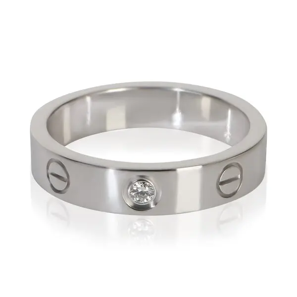 CARTIER White Gold Diamond Love Ring - White_gold
