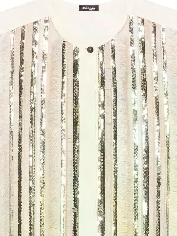 Kiton Sequin-embellished Top