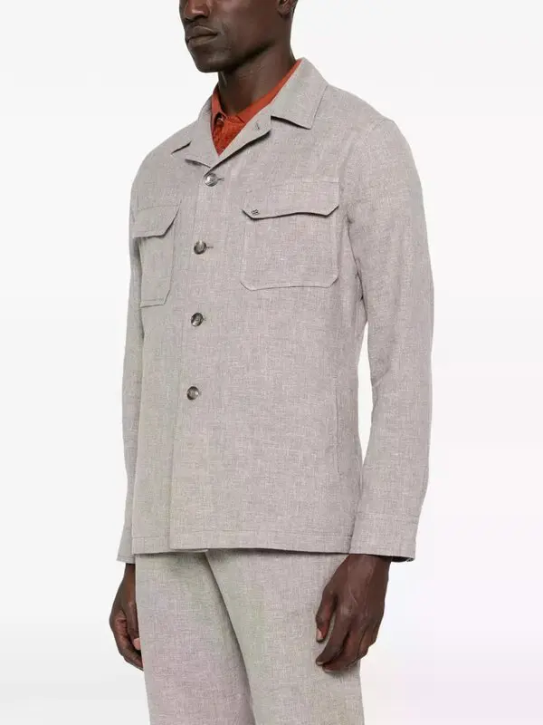 Tagliatore Chest-pocket Button-up Jacket