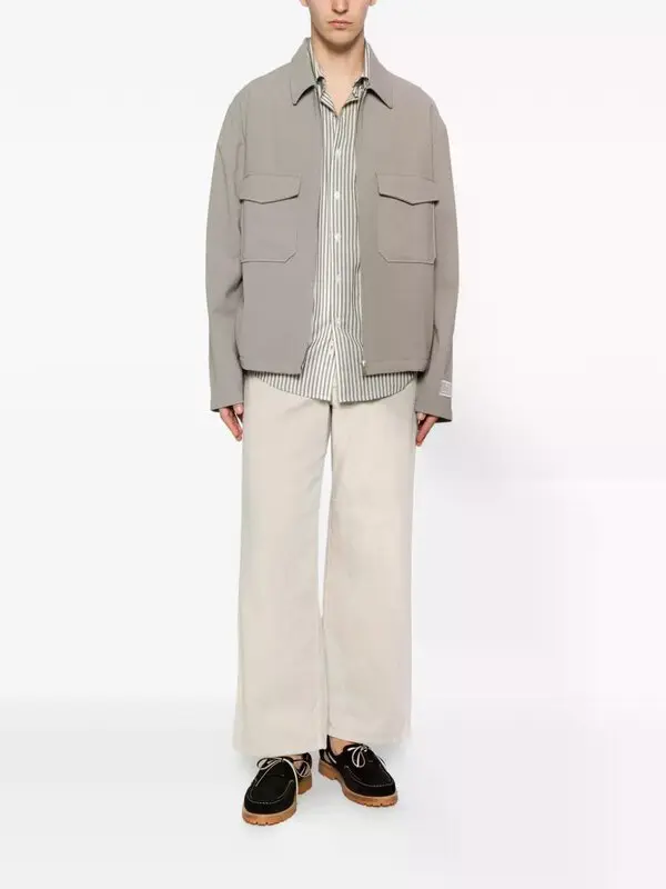 LC23 Twill-weave Flap-pocket Jacket