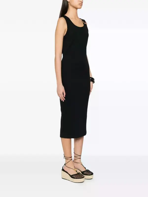 Liu Jo Logo-embroidered Midi Dress