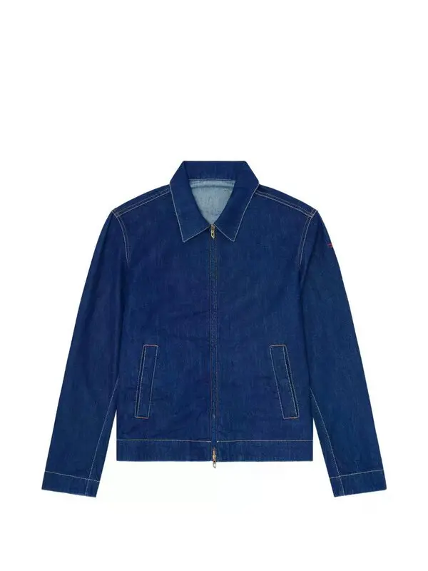 DIESEL® D-rohe Contrast-stitch Denim Jacket