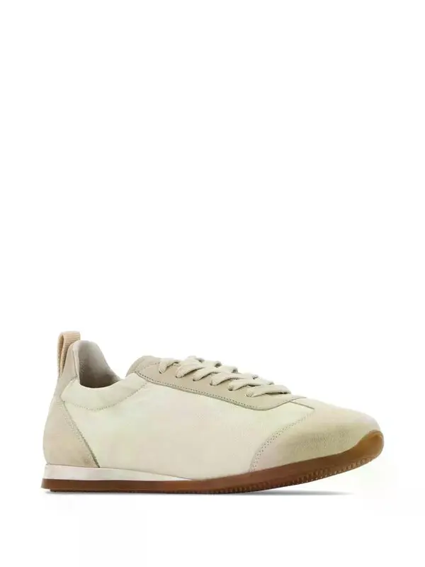 UMA WANG Panel Suede Sneakers - Neutrals