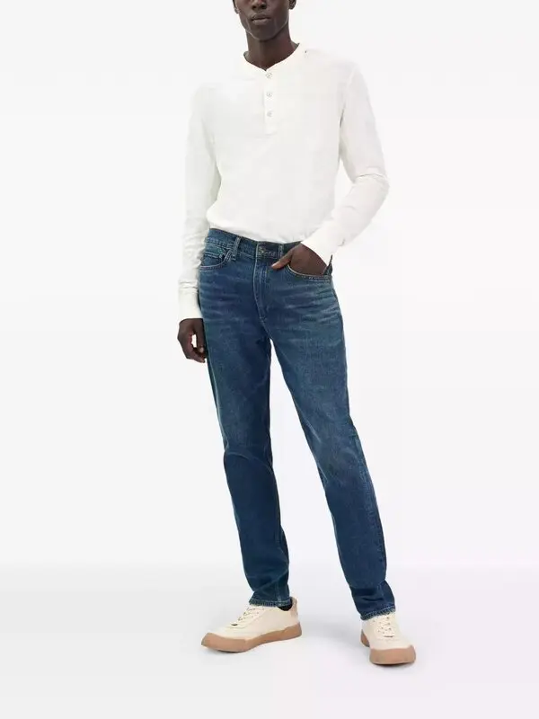Rag & Bone Whiskered Faded-effect Jeans