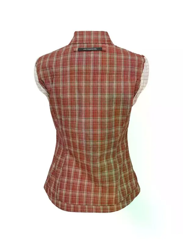 Andersson Bell Check-pattern Sleeveless Shirt