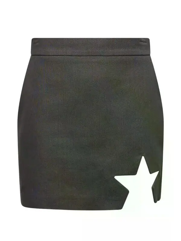 PUSHBUTTON Star-cutout Skirt