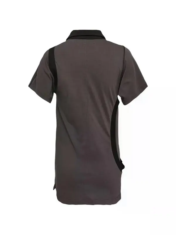 OPEN YY Curved Button-panel Polo Top