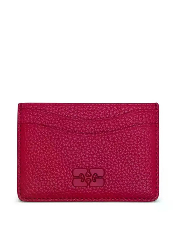 GANNI Bou Wallet - Red