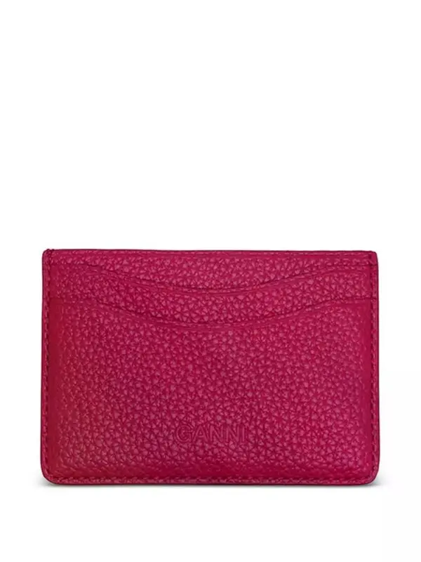 GANNI Bou Wallet - Red