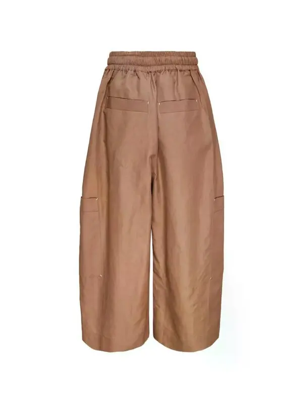 LEE MATHEWS Rene Drawstring-waist Trousers