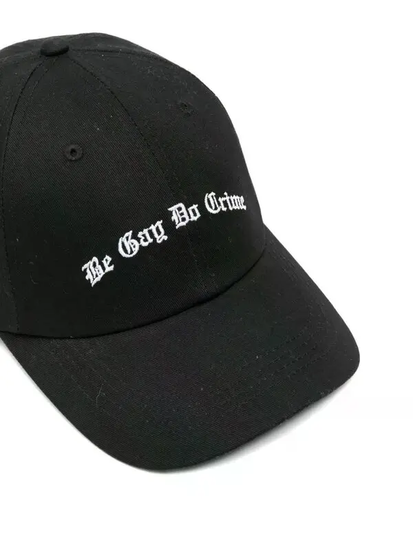 DAGGER Slogan-embroidered Baseball Cap