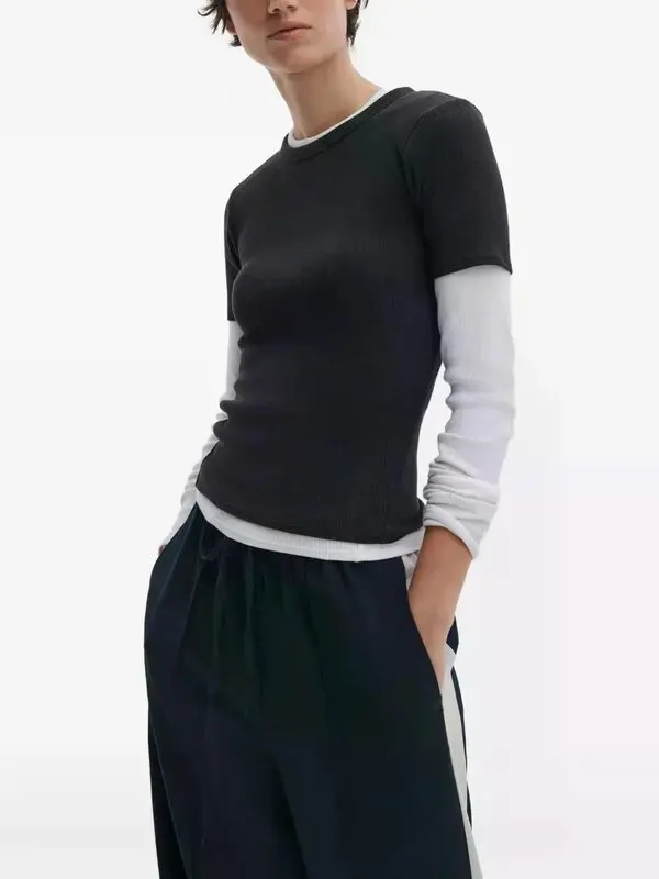 Rag & Bone Essential Ribbed T-shirt - Black