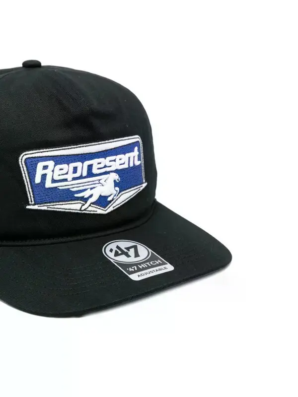 REPRESENT Logo-embroidered Baseball Cap