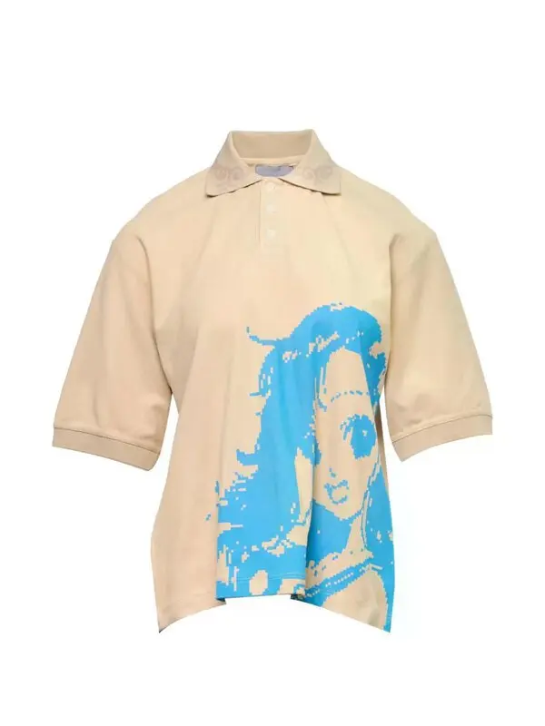 Ashley Williams Graphic-print Polo Shirt
