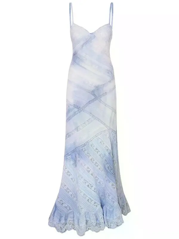 LoveShackFancy Eirene Lace-trimmed Maxi Dress
